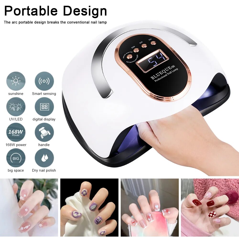 Nail Dryer Led Nail Lamp Uv Lamp for Acrylic Gel Nail Polish Nail Lig ...