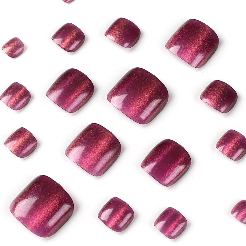 Nails Art Ideas Glitter Red Short Solid Colors Squoval wk26hot_press ...