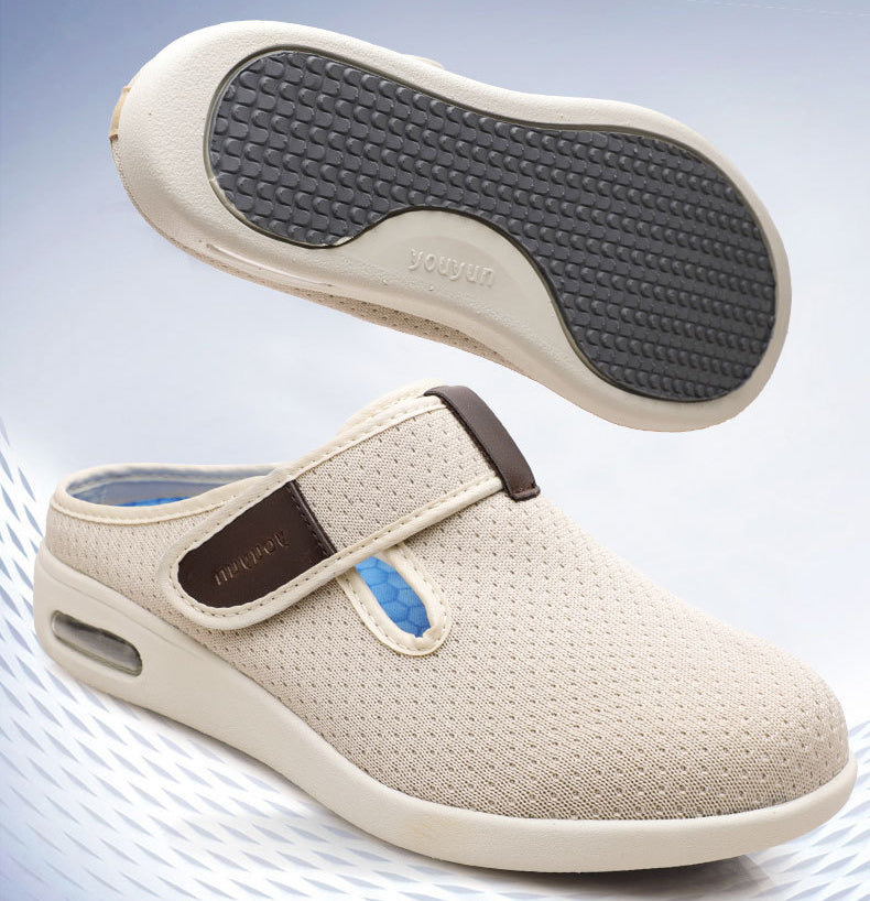 Youyun summer and autumn shoes for the elderly feet fattening and ...